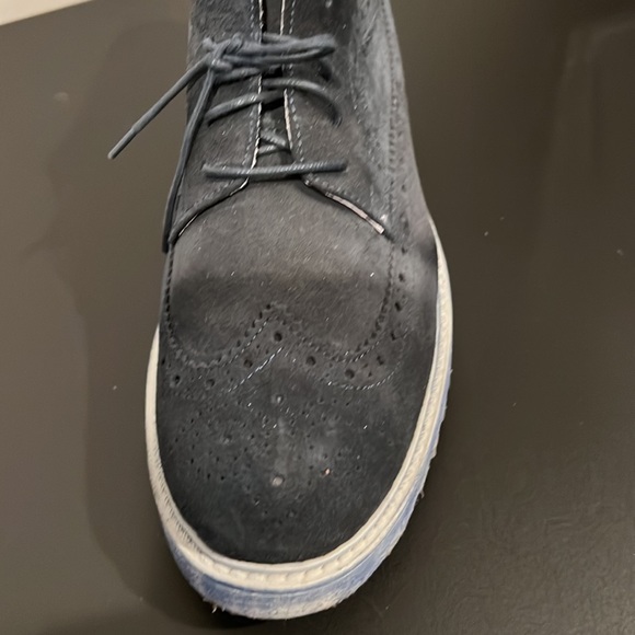 Pella | Shoes | Mens Italian Made Navy Ultra Side Loafers | Poshmark